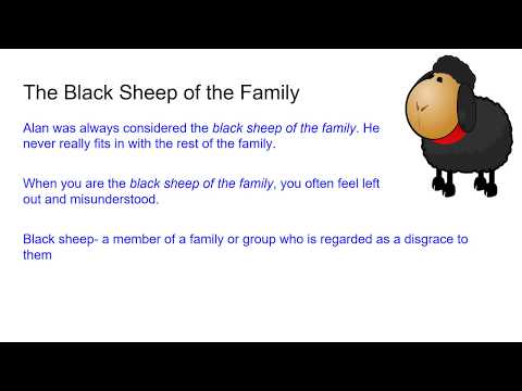 Black Sheep of the Family | Family Idioms