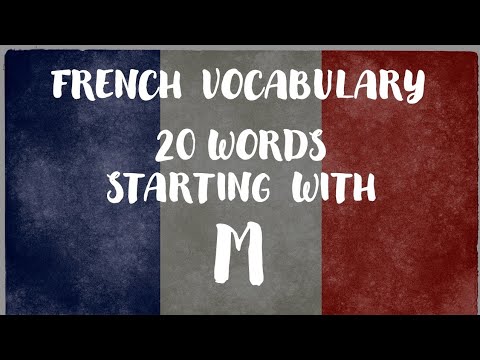 Lesson 116: 20 Words starting with M