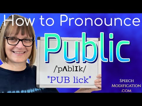 How to Pronounce Public