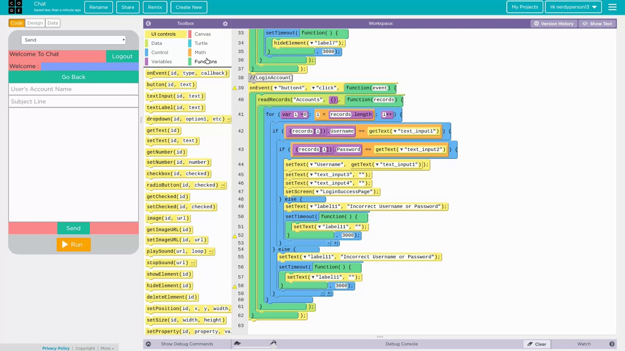 Code.org App Lab Tutorial #4 - Coding Review Lesson