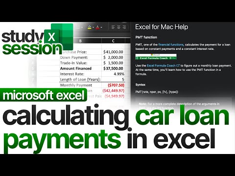 How To Calculate Car Loan Payments In Excel