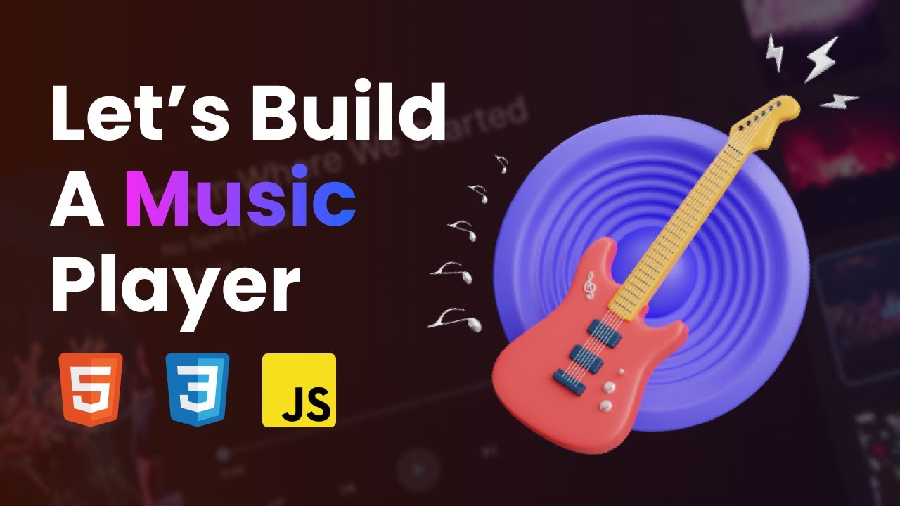 Creative Web Music Player with Vanilla JavaScript