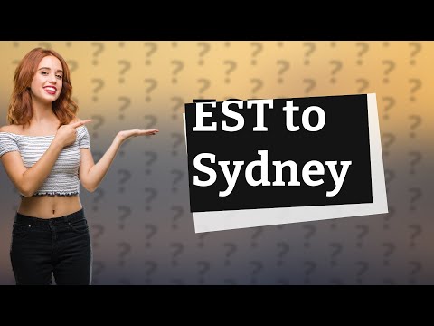 What time is 9am EST in Sydney?