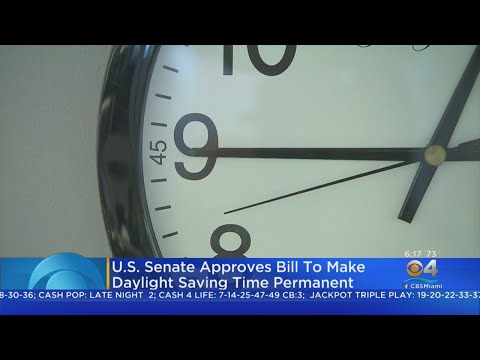 US Senate Approves Bill To Make Daylight Saving Time Permanent