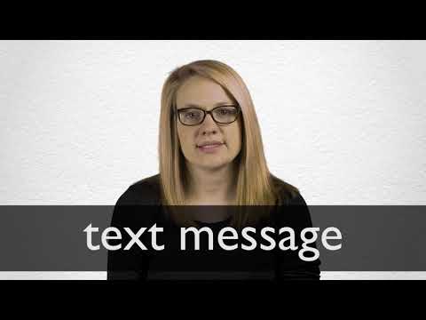 TEXT MESSAGE definition and meaning | Collins English Dictionary