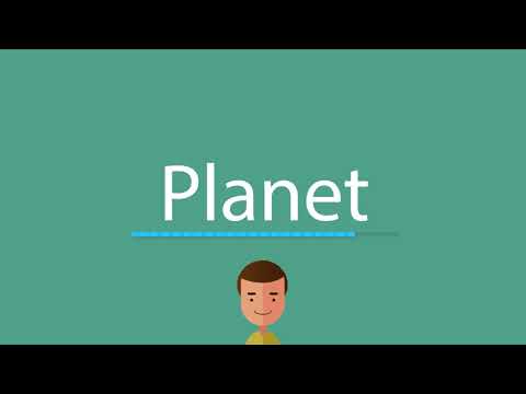 How to pronounce Planet