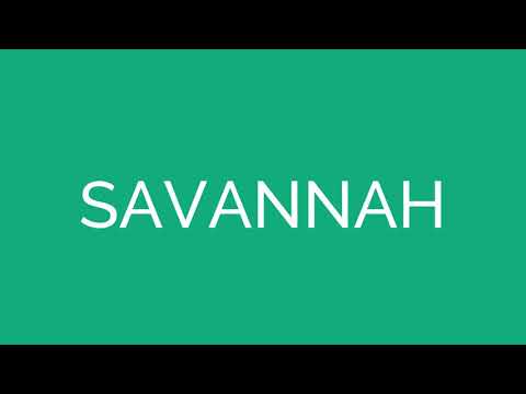 How To Pronounce Savannah In American Accent