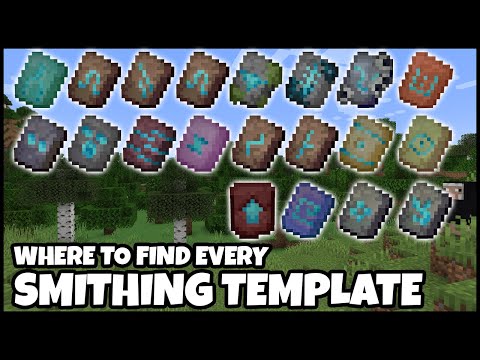 Where To Find EVERY SMITHING TEMPLATE In MINECRAFT 1.21
