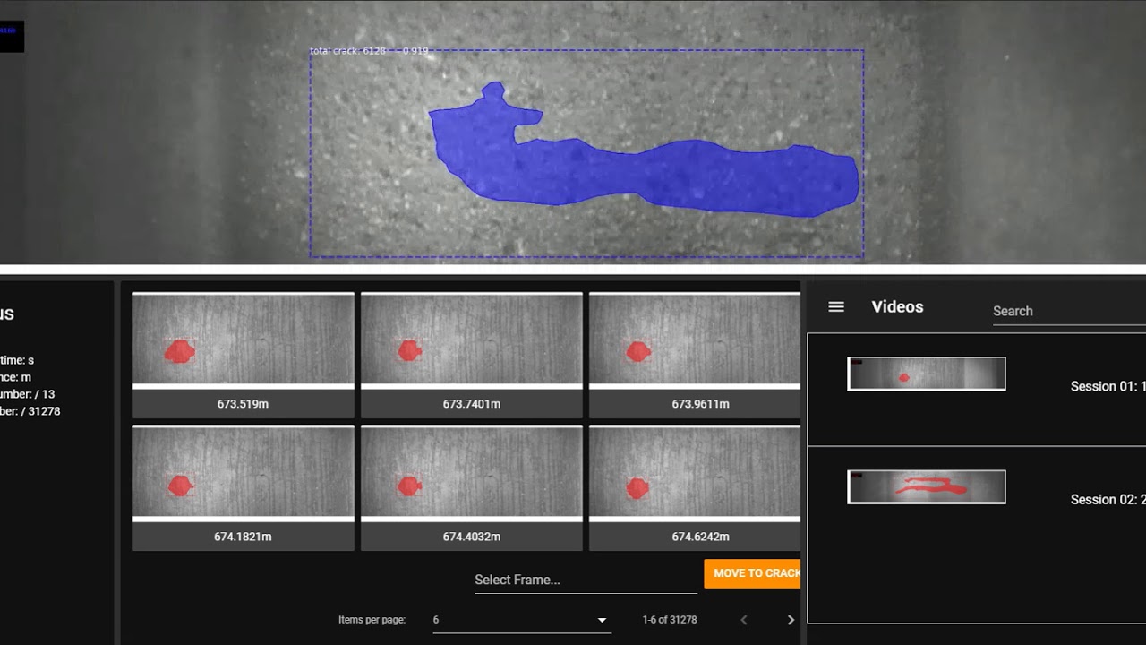 Crack Detection by AI