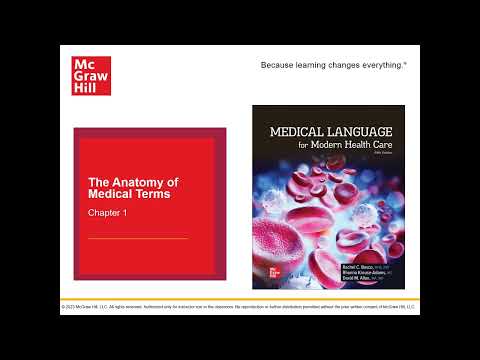 The Anatomy of Medical Terms (Ch.1)