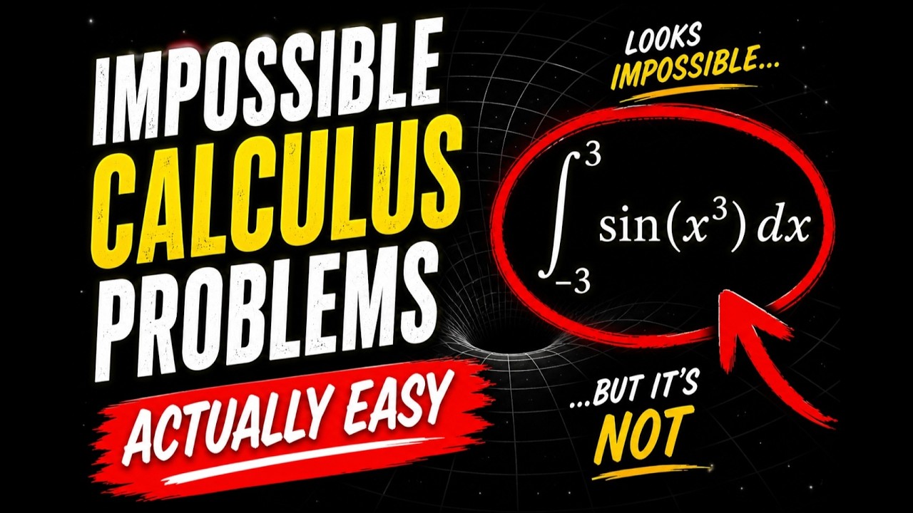 Hard Calculus Problems which have Easy Solutions