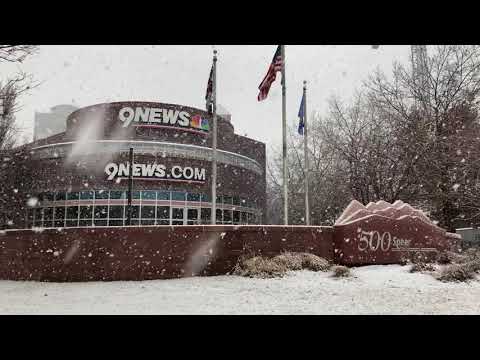 9NEWS Snow Globe: Winter hits downtown Denver