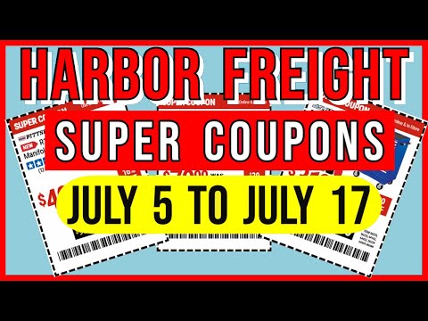 Harbor Freight Super Coupons July 5 to July 17, 2022 Plus Latest Deals of the Week Tool Specials