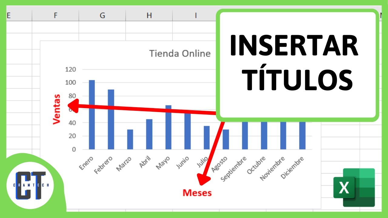 How to add a title to the axes of a graph in Excel