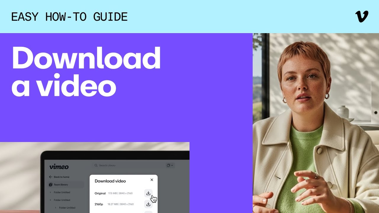 How to download a video on Vimeo
