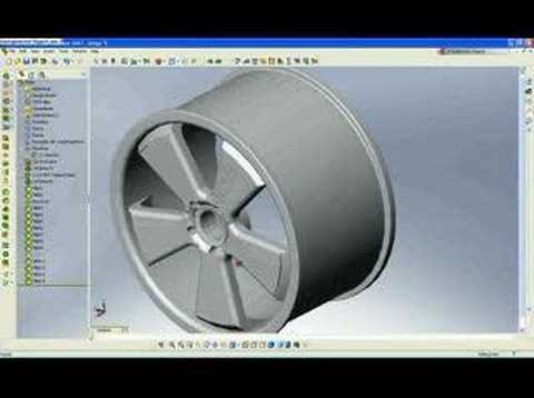 solidworks alloy wheel