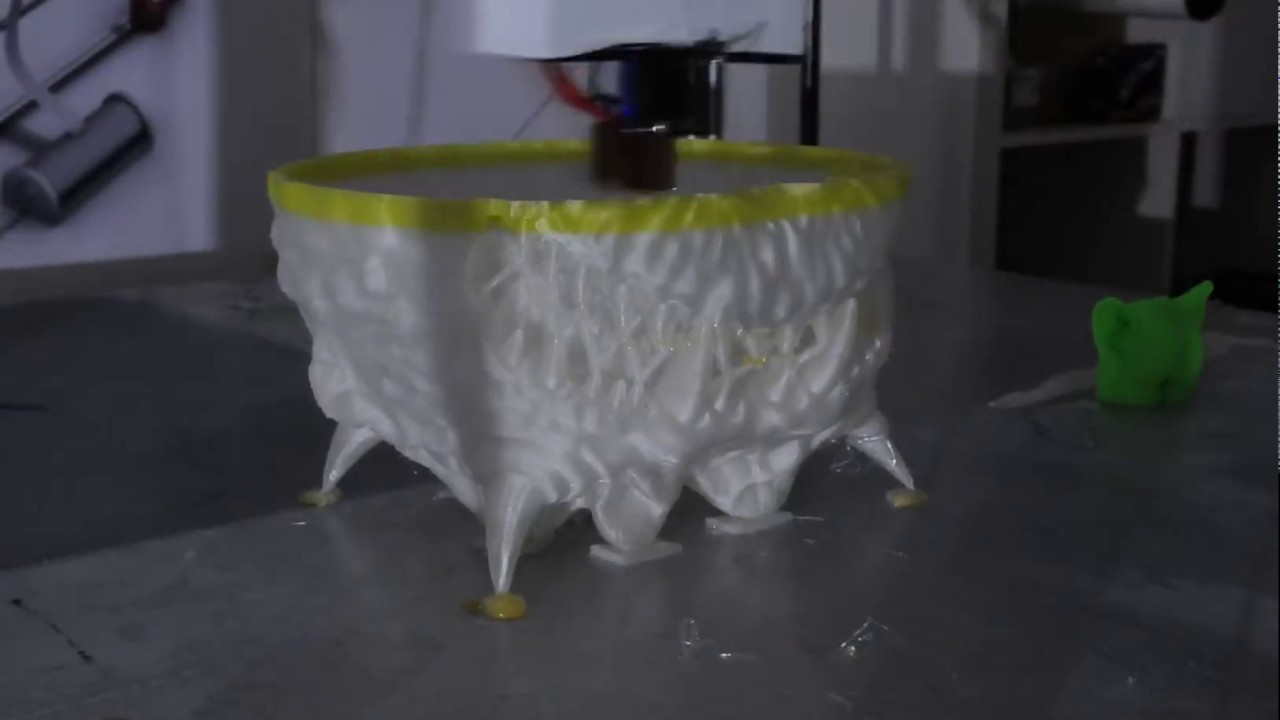 Cacodemon from Doom, in PET-G, timelapse