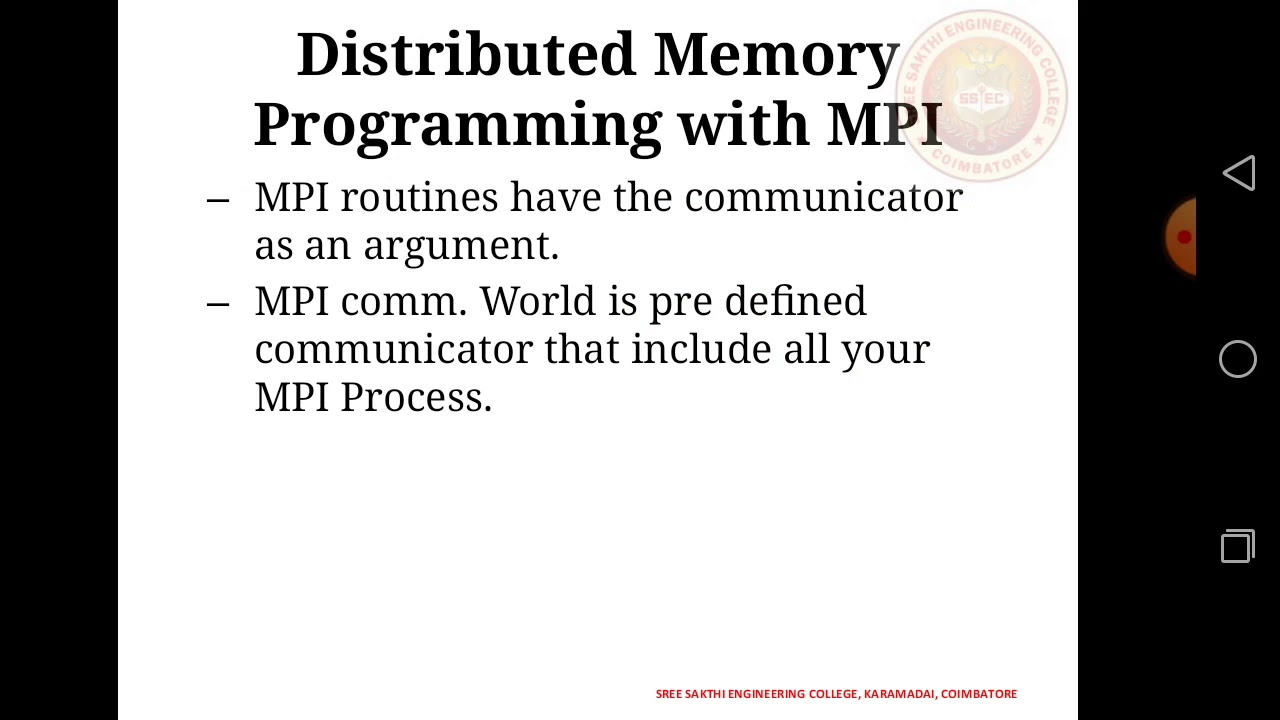 7  Distributed Memory Programming with MPI
