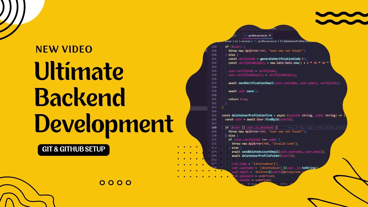 2. Git & Github Setup | Ultimate Backend Development Course [2026]