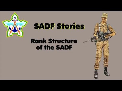SADF Rank Structure
