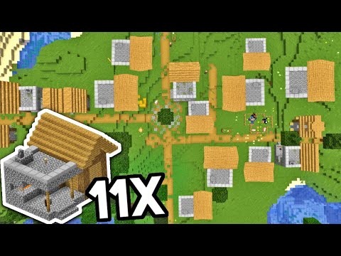 11 Blacksmith Village Seed For Minecraft Bedrock 1.20!
