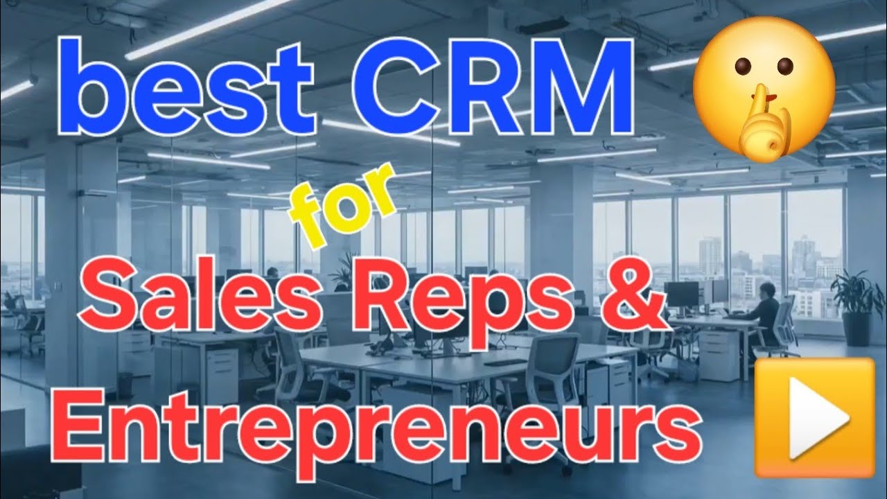 🫵 Best CRM 📊 for Sales Reps & Entrepreneurs 🦾 AI powered 📈
