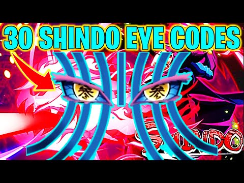 ⭐BEST 30 SHINDO CUSTOM EYE CODES IN 30 SECONDS⭐