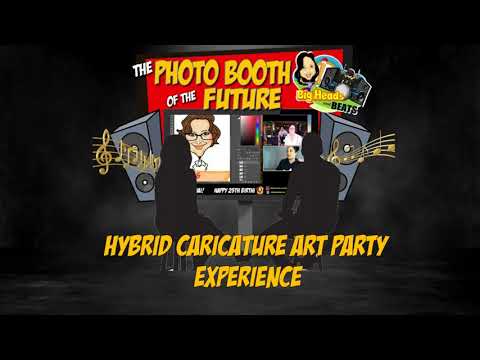 Hybrid Event Ideas | Hybrid Caricatures | Live Event Caricatures | Photo Booth of the Future
