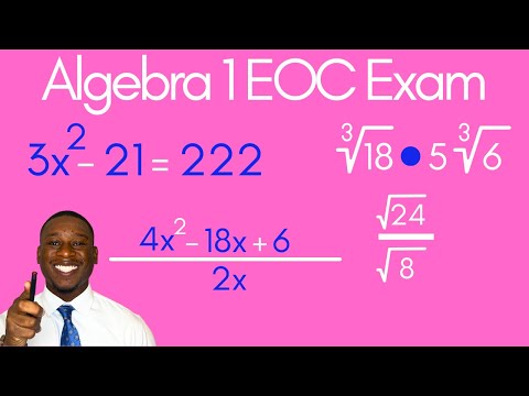 Algebra 1 EOC Exam Prep: 43 Questions to Practice & Perfect!