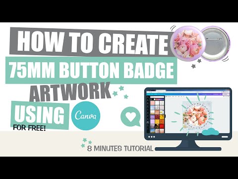 Episode 2 75mm Button Badge Artwork Using Canva.com