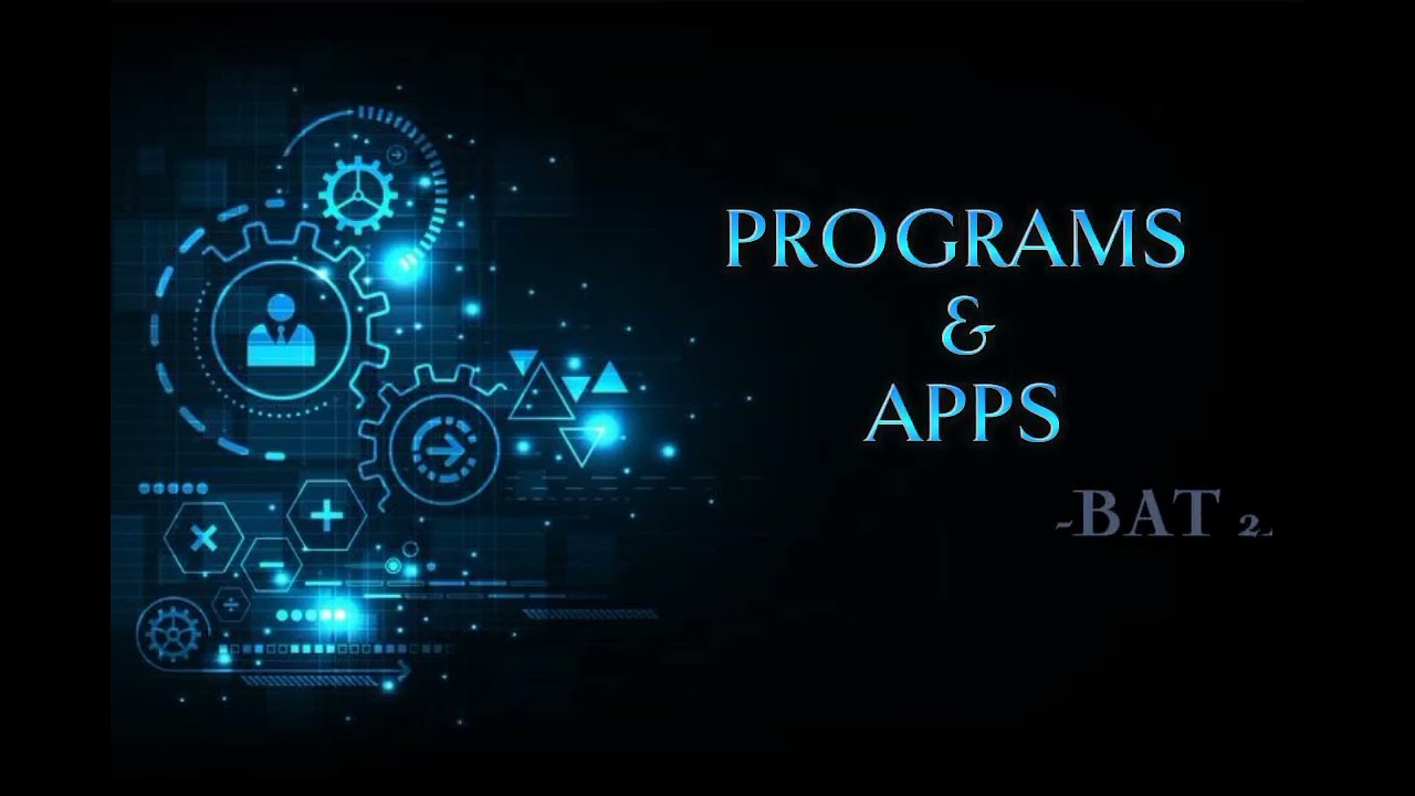 Chapter 3: Program and Apps