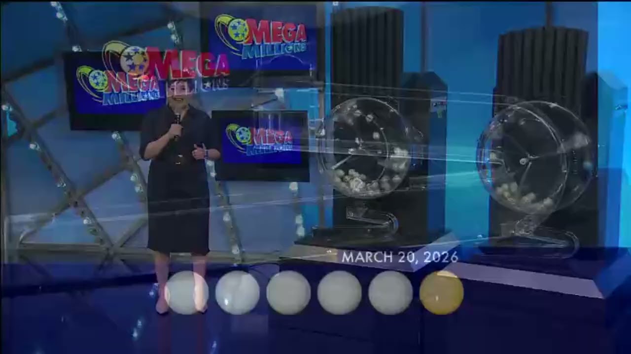 Mega Millions Drawing 03-20-2026