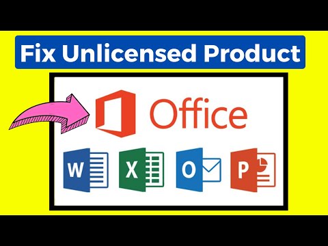 Fix unlicensed product and activation errors in office | How to fix Product Activation Failed
