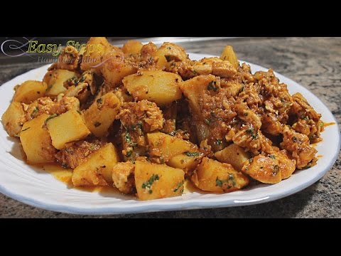 Chicken & Potato Curry | Potato Chicken Curry Recipe Made In Copper Chef Pan