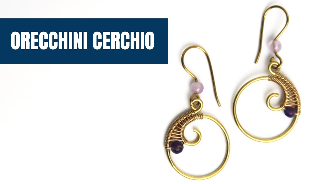 orecchini wire ottone