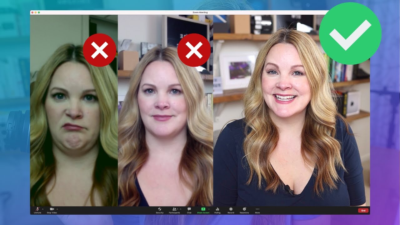 Look GREAT with Webcam and Zoom