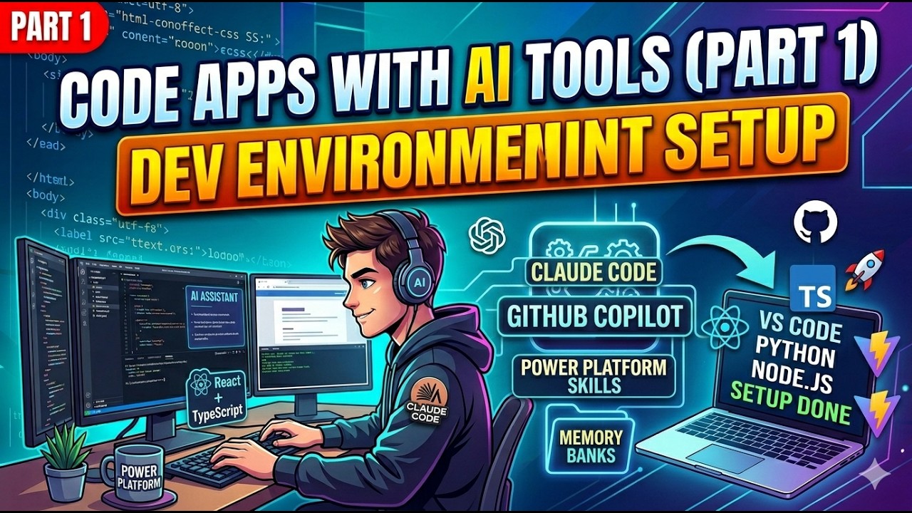 Power Platform Code-Apps with AI (Part 1): Dev Environment Setup