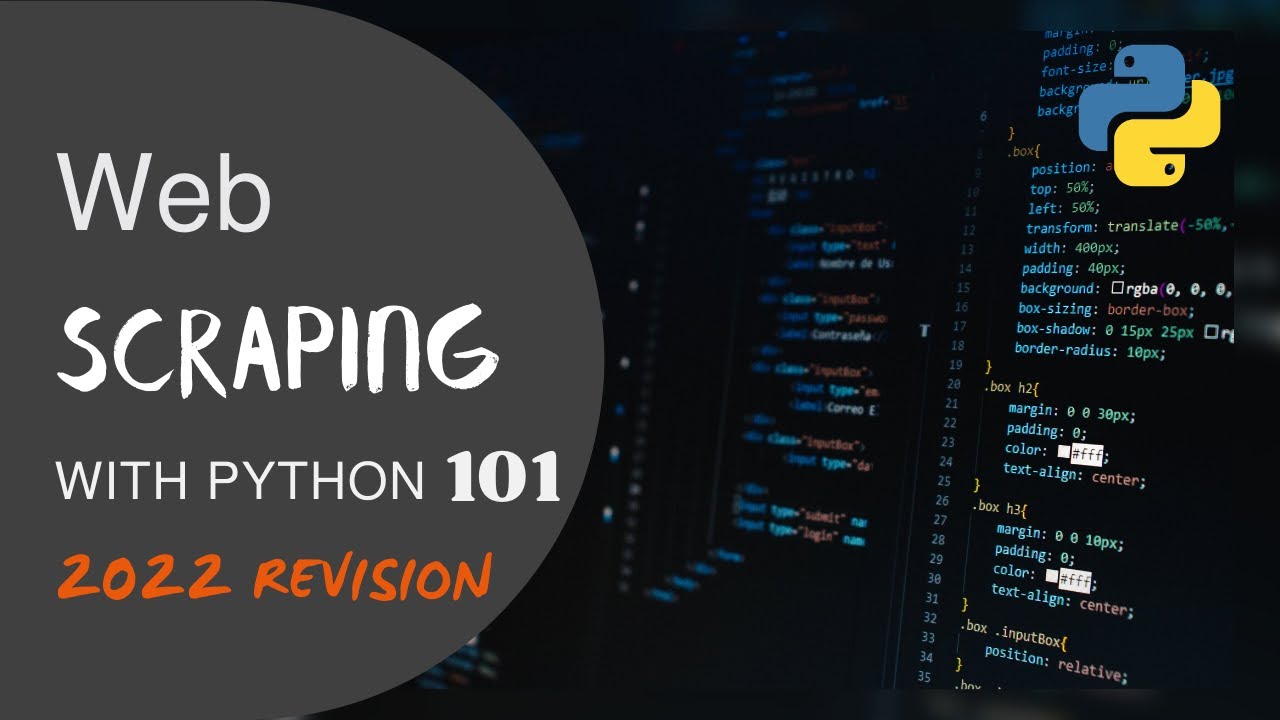 Web Scraping with Python 101 - Extract Data from any Website