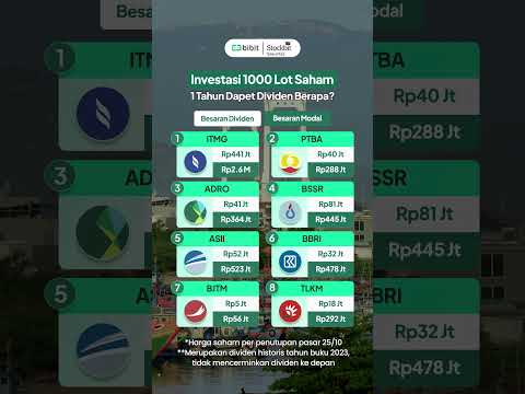 Deretan saham yang kasih dividen terbaik tiap tahun