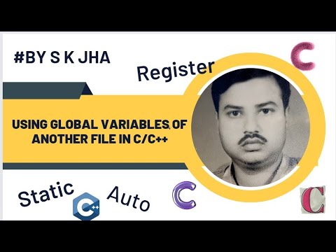 Using Global Variables of another file in c/c++