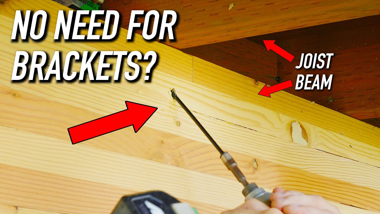 Quick Tip: Bracket-less Joist To Beam Connection || Dr Decks