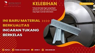 RENG ATAP BAJA RINGAN GALVALUM TEBAL 0.45 mm | Benindo Jayamakmur Sejati