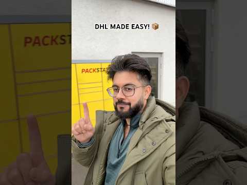 DHL MADE EASY IN GERMANY! 📦 Send & Receive Packages Hassle-Free! #DHLTips #HowToGermany