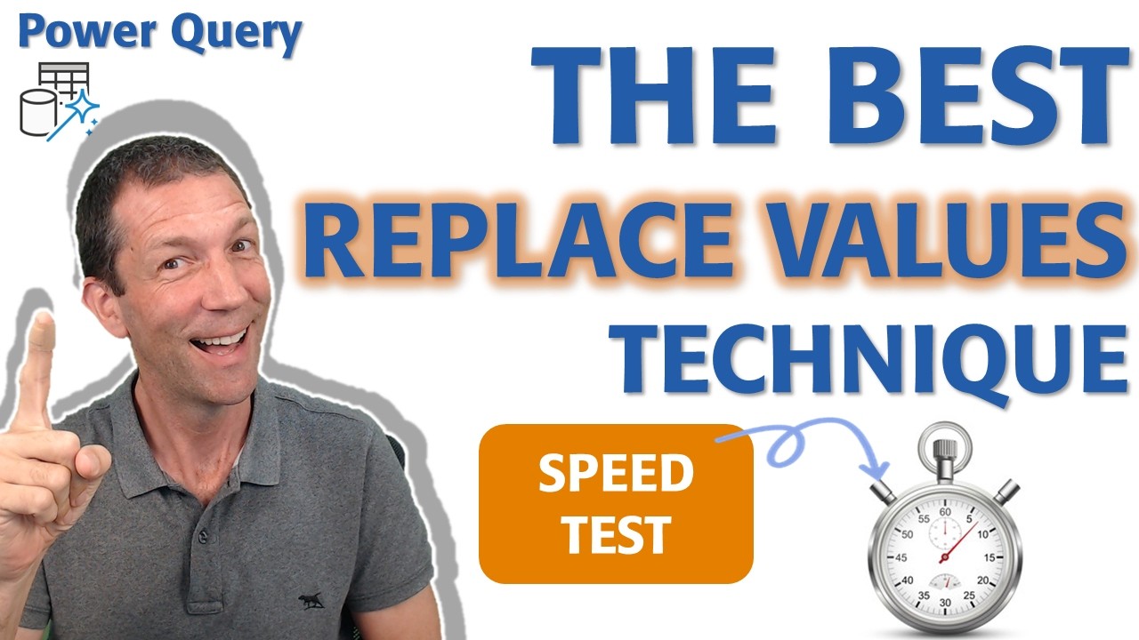 Quickest Method to Replace Values in Power Query