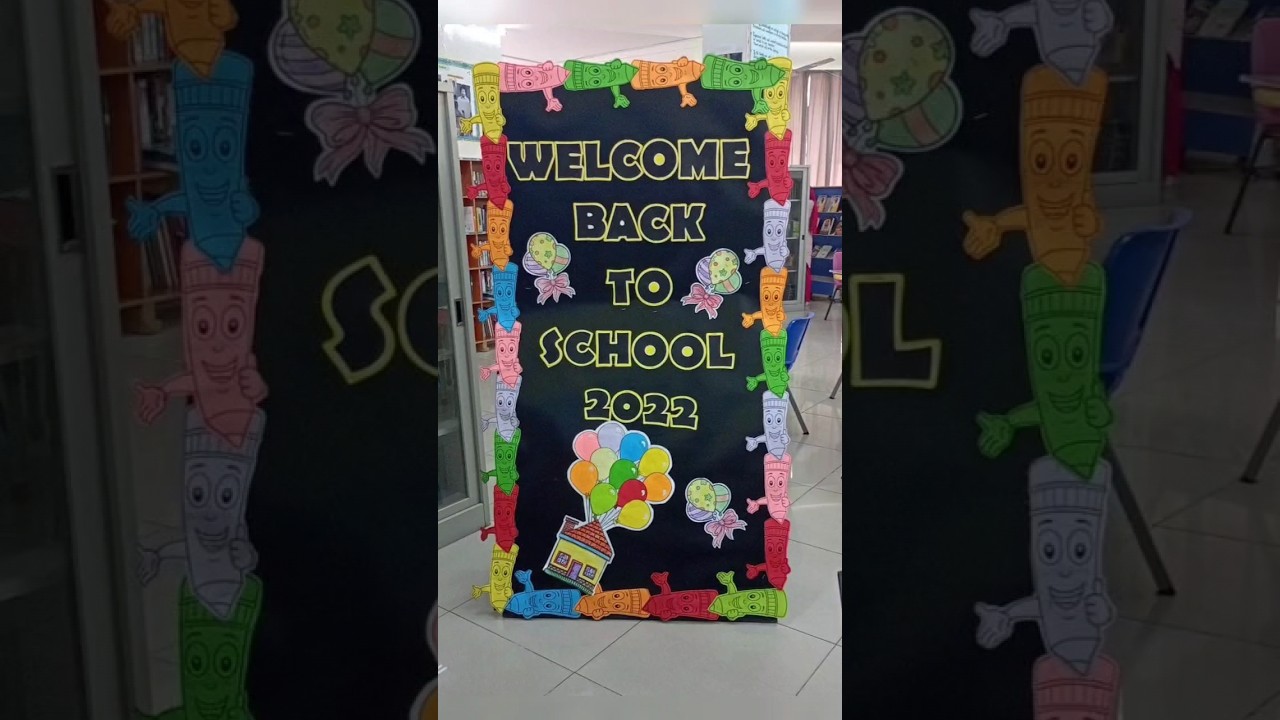 welcome back to school display board ideas 💡💡 #shortstoday #handmade #viral #drawing #welcomeback