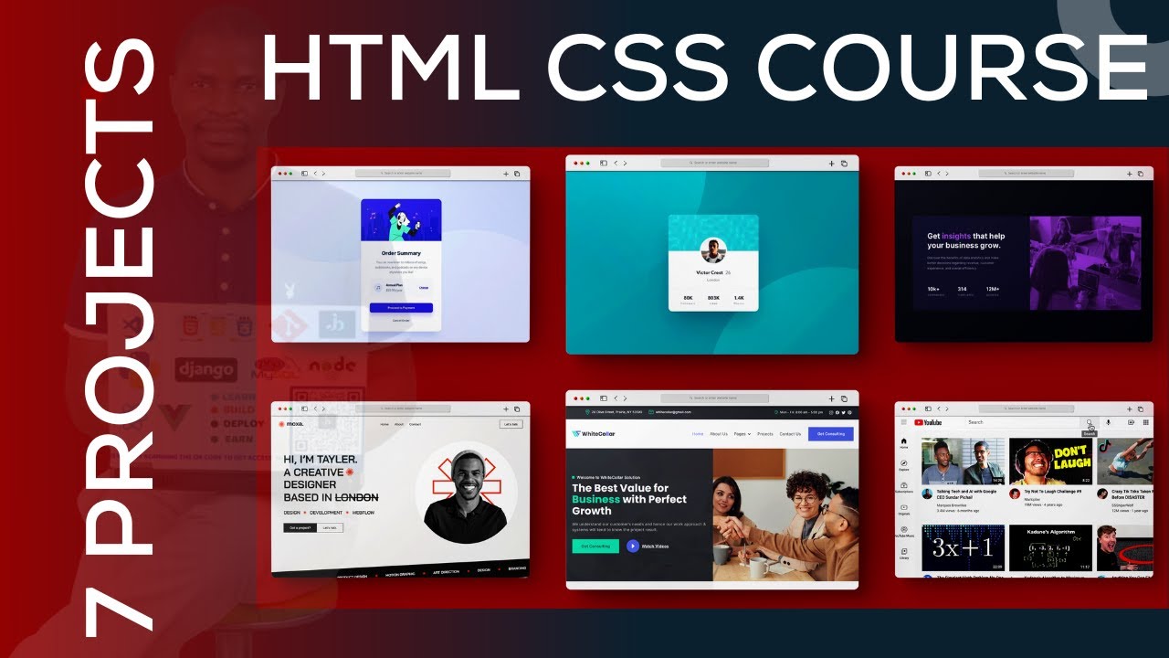 HTML & CSS Full Course - Beginner to Pro - Build Responsive Websites Tutorial #1 - Introduction