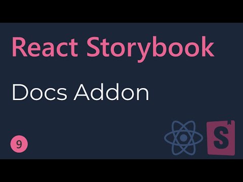 Learn React Storybook Tutorial 9 Docs Addon - Mind Luster