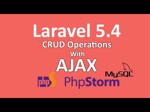 Crud Jquery Ajax Mysql Phpstorm