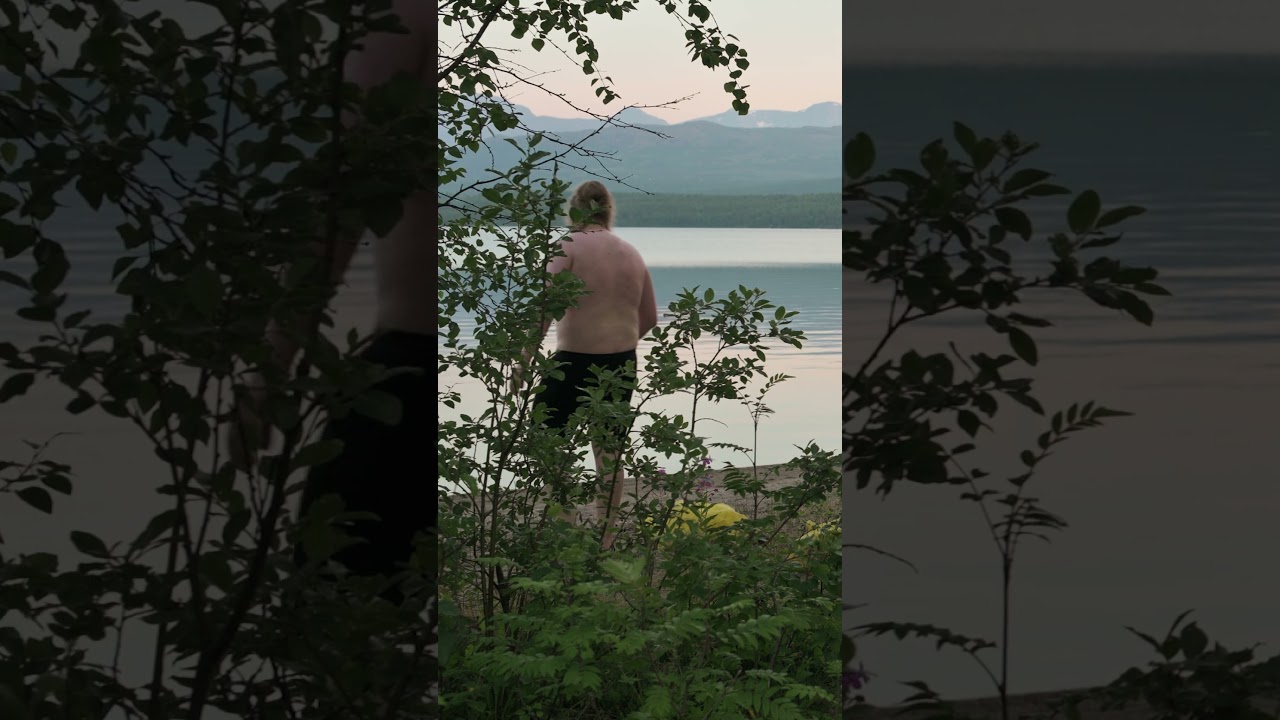 Saunailta vuoristojärvellä #shorts#vantraveller