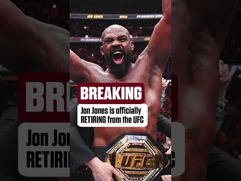 Jon Jones is hanging it up π€ #ufc #shorts